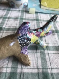 Simple Découpage Project for Beginners - The Mummy Front