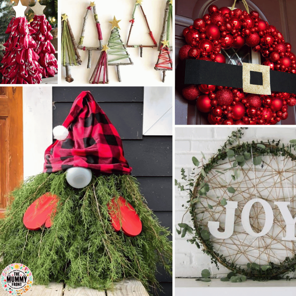81 Easy DIY Christmas Decorations You'll Love - The Mummy Front