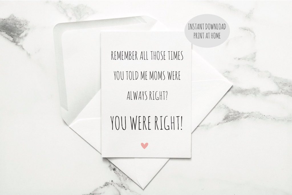 15 Printable Mother's Day Cards She'll Actually Love! - The Mummy Front