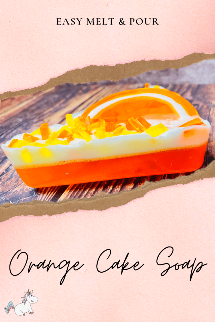 Easy DIY Orange Cake Soap - The Mummy Front