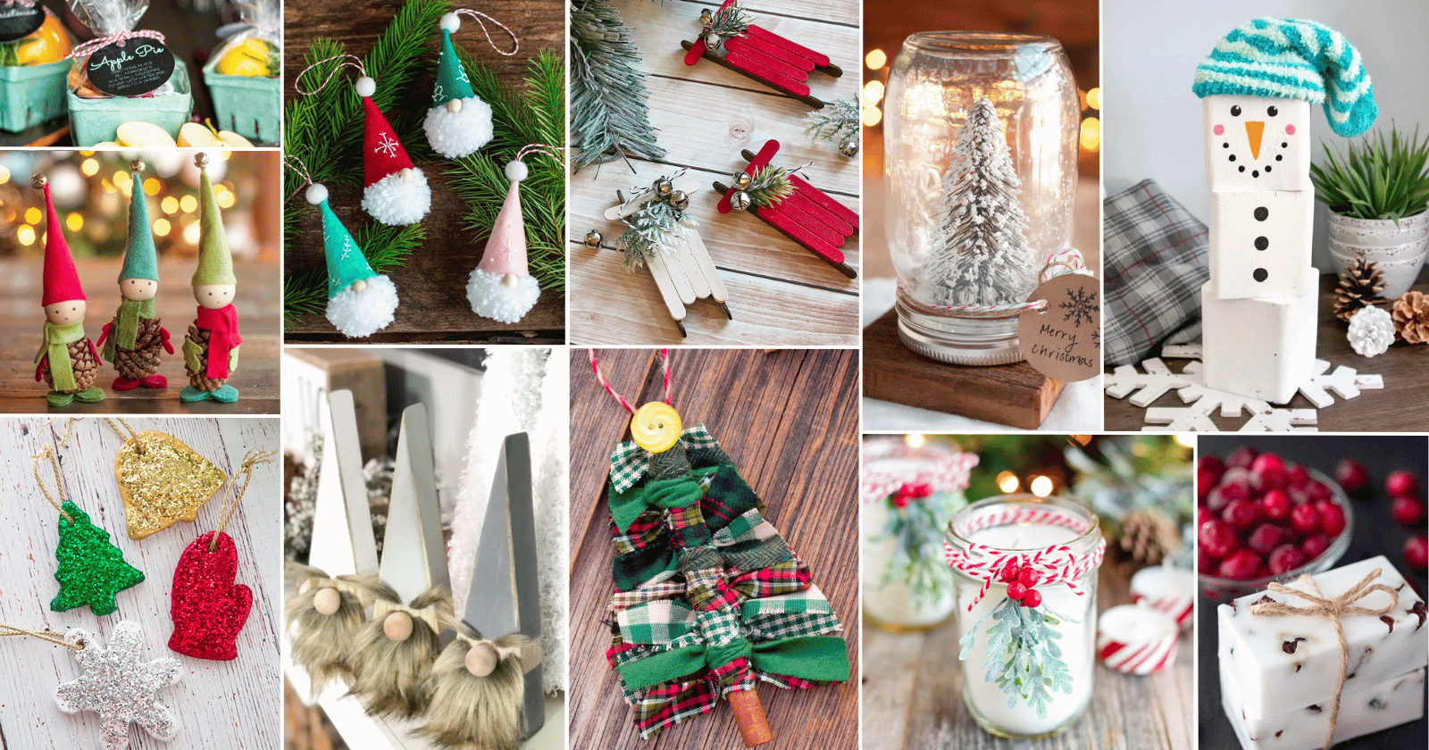 130+ Easy & Fun Christmas Crafts to Make in 2024! - The Mummy Front