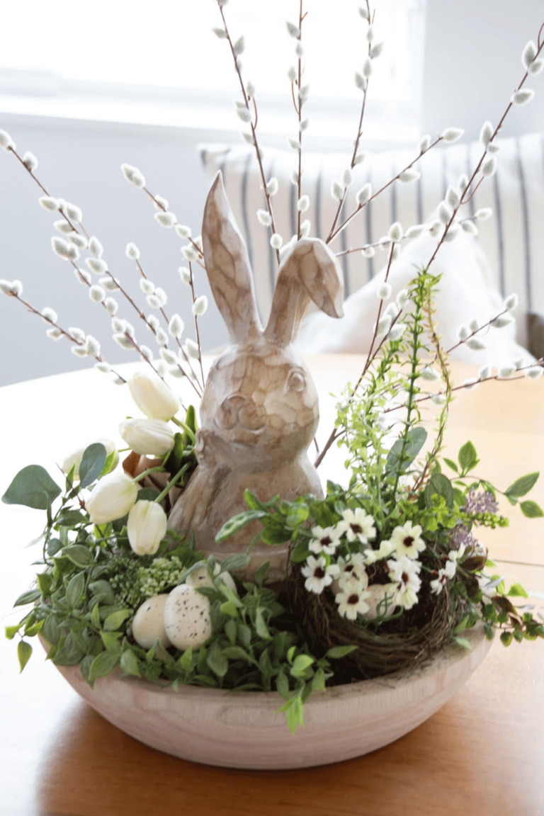 30 DIY Easter Centerpieces That Are Easy to Make - The Mummy Front