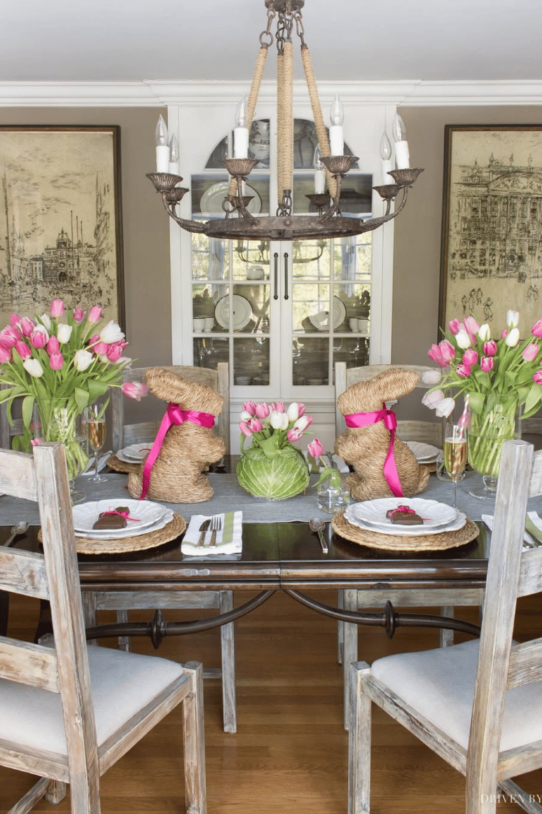 30 DIY Easter Centerpieces That Are Easy to Make - The Mummy Front