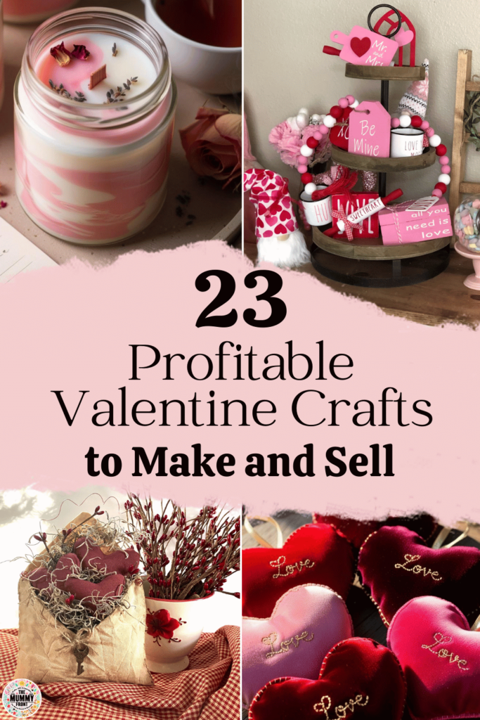 23 Profitable Valentine Crafts to Make and Sell - The Mummy Front