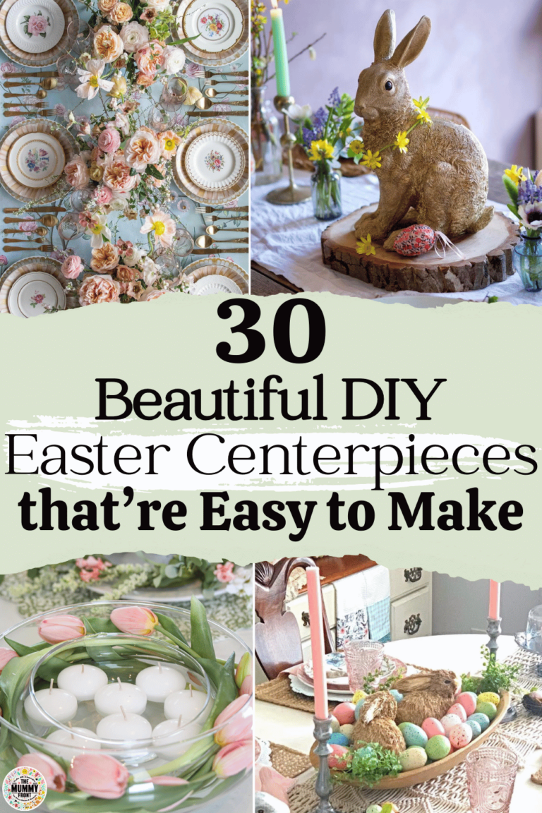 30 DIY Easter Centerpieces That Are Easy to Make - The Mummy Front