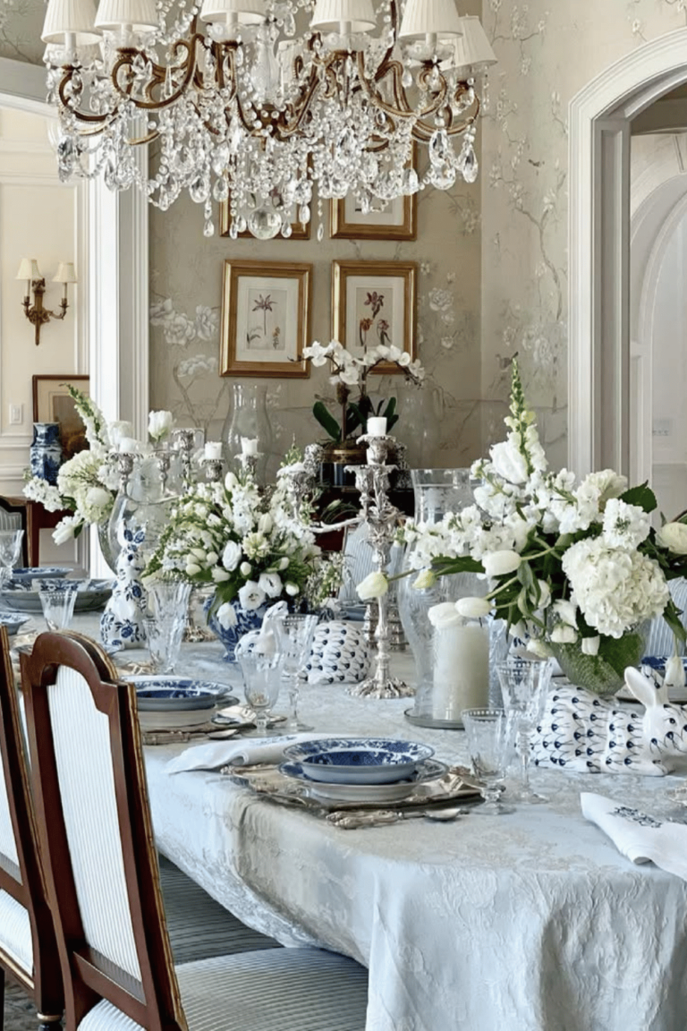 42 Beautiful Easter Table Settings to Recreate! - The Mummy Front