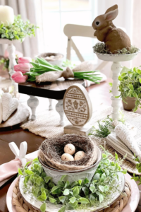 20+ Farmhouse Easter Decor Ideas for a Cozy Home - The Mummy Front