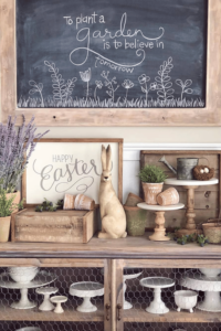 20+ Farmhouse Easter Decor Ideas for a Cozy Home - The Mummy Front