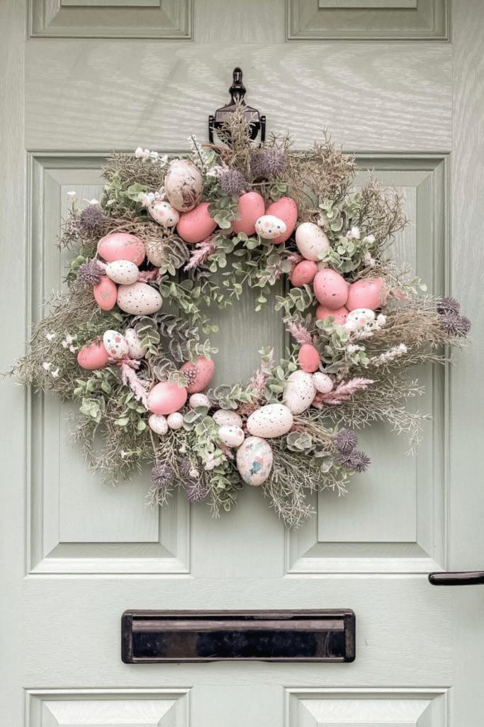 25 Beautiful Easter Wreath Ideas to Make this Spring - The Mummy Front