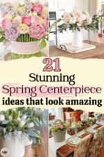 21 Pretty Spring Centerpiece Ideas for Beautiful Tables - The Mummy Front