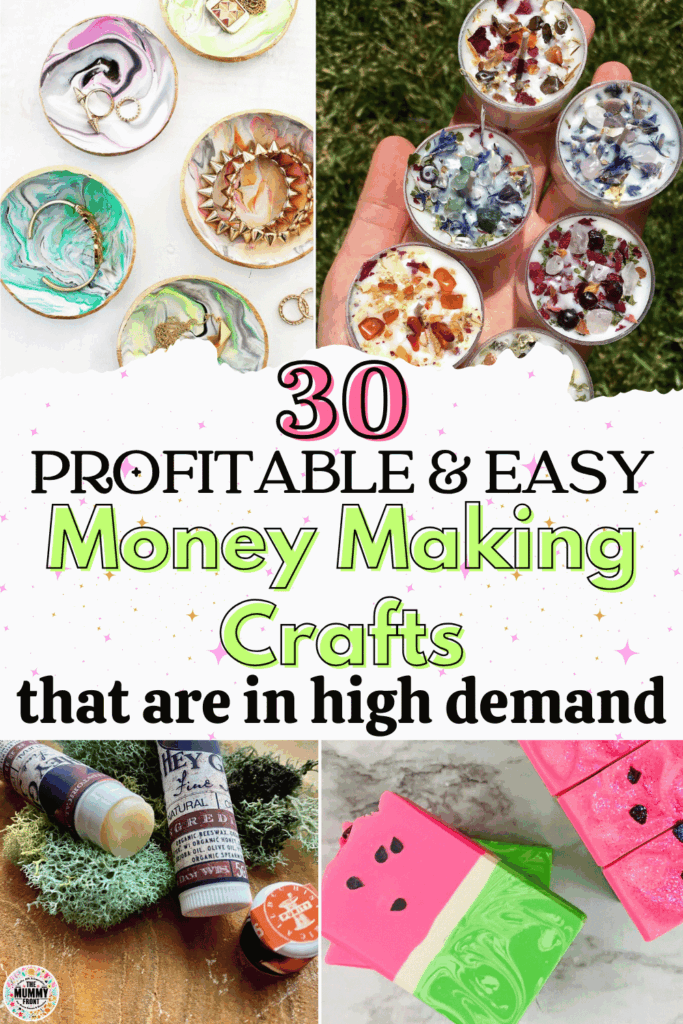 30 Profitable and Easy Crafts to Make and Sell - The Mummy Front