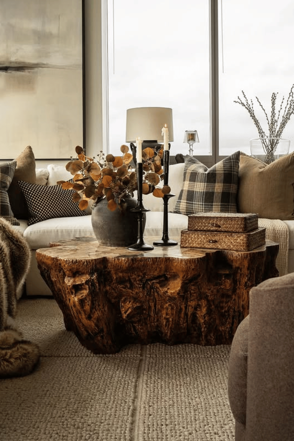 17 Cozy Fall Coffee Table Decor Ideas You'll Love - The Mummy Front
