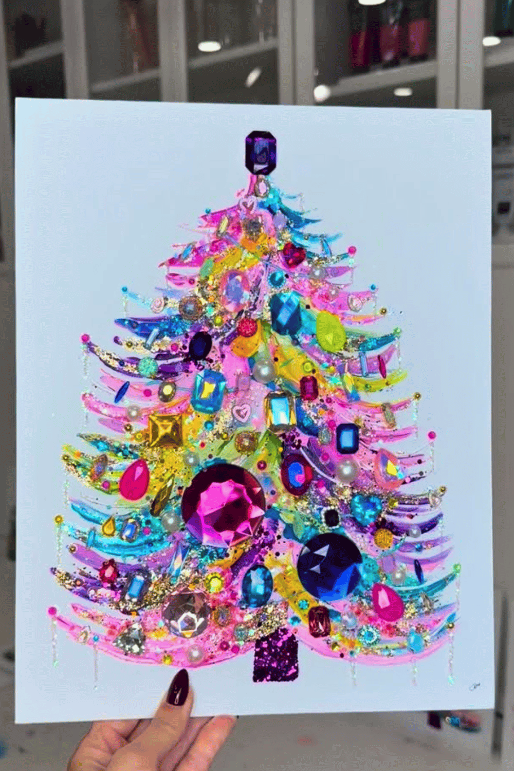 47 Easy & Magical Christmas Painting Ideas To Try - The Mummy Front