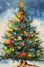 47 Easy & Magical Christmas Painting Ideas To Try - The Mummy Front