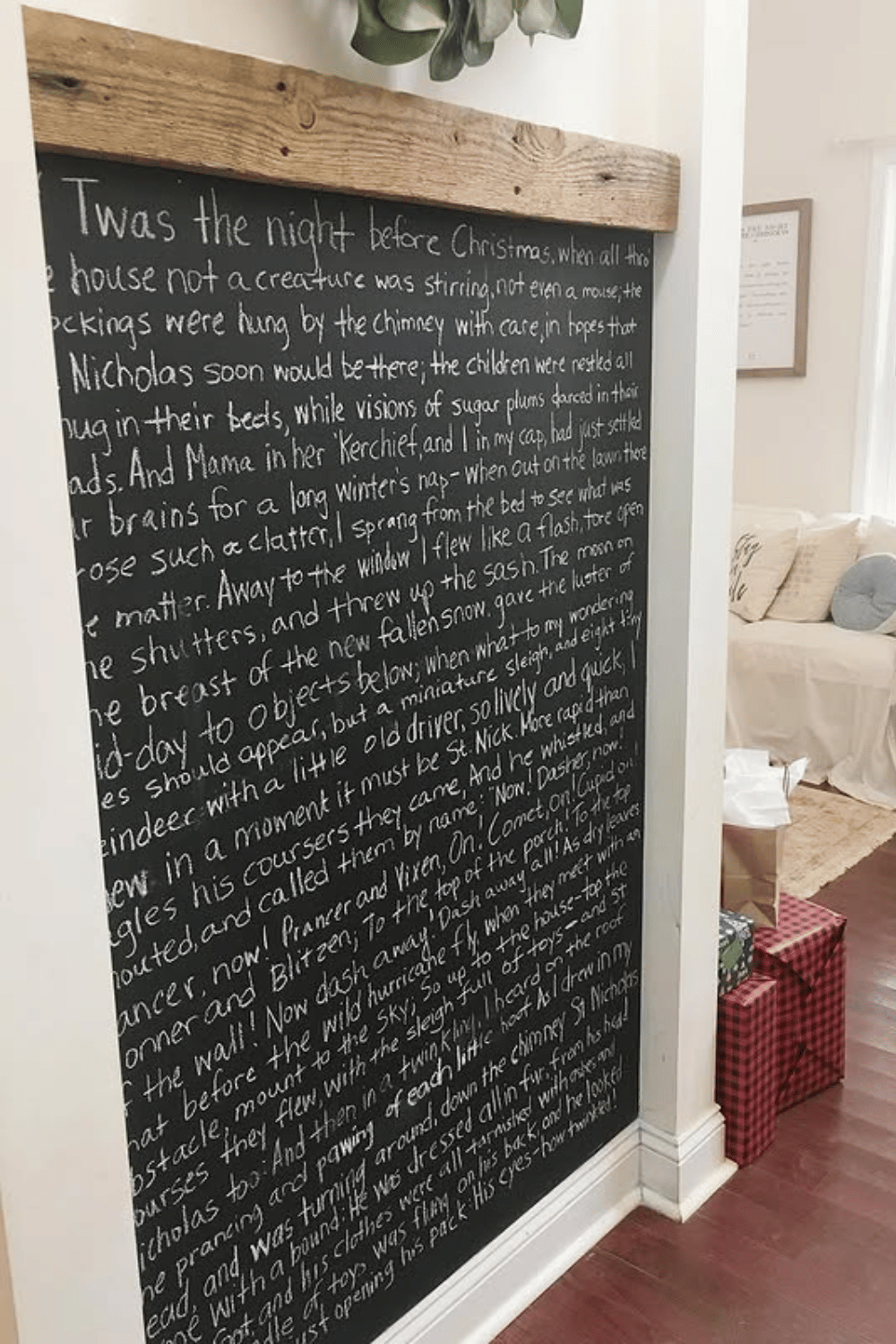 27 Festive December Chalkboard Ideas to Inspire You - The Mummy Front