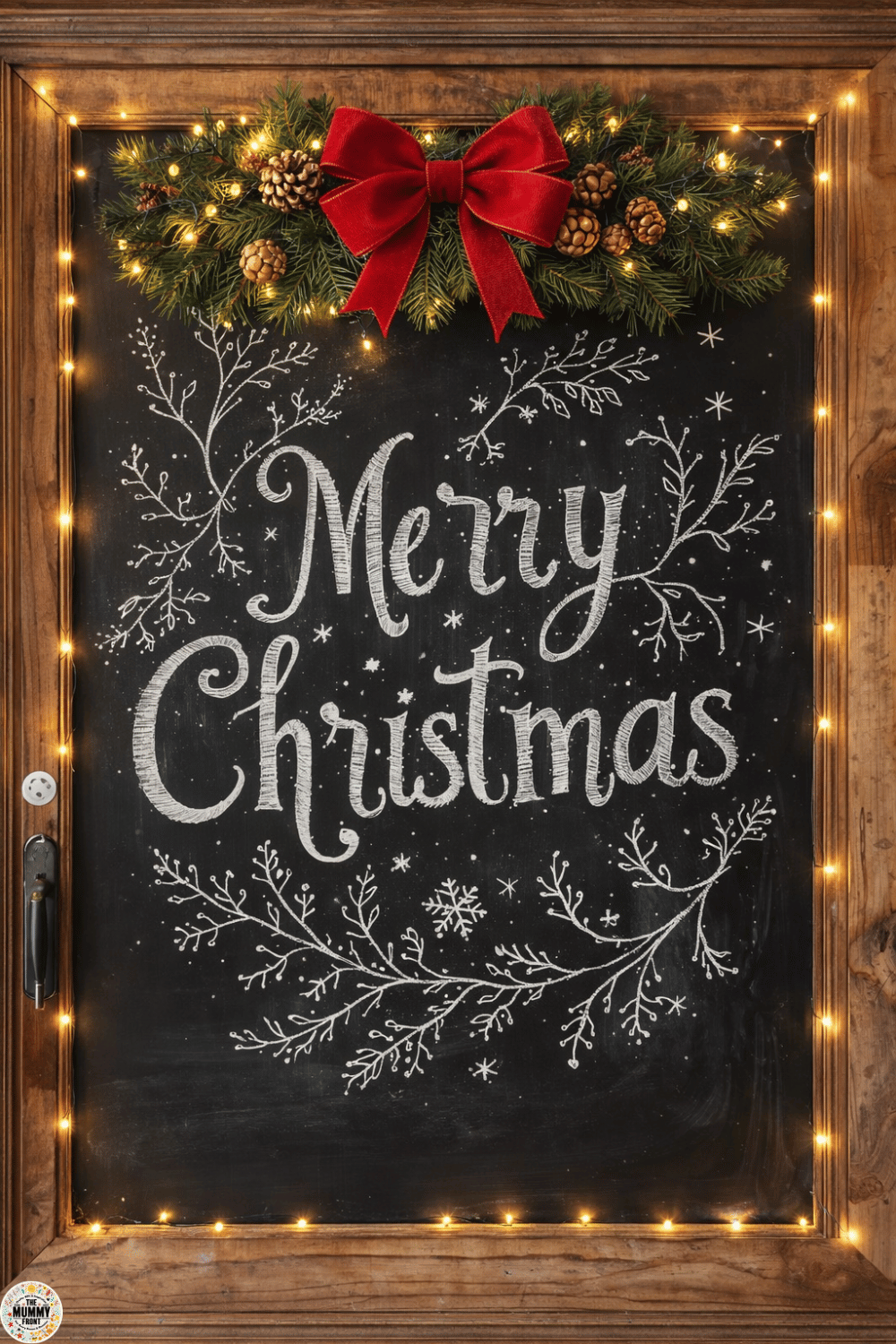 27 Festive December Chalkboard Ideas to Inspire You - The Mummy Front