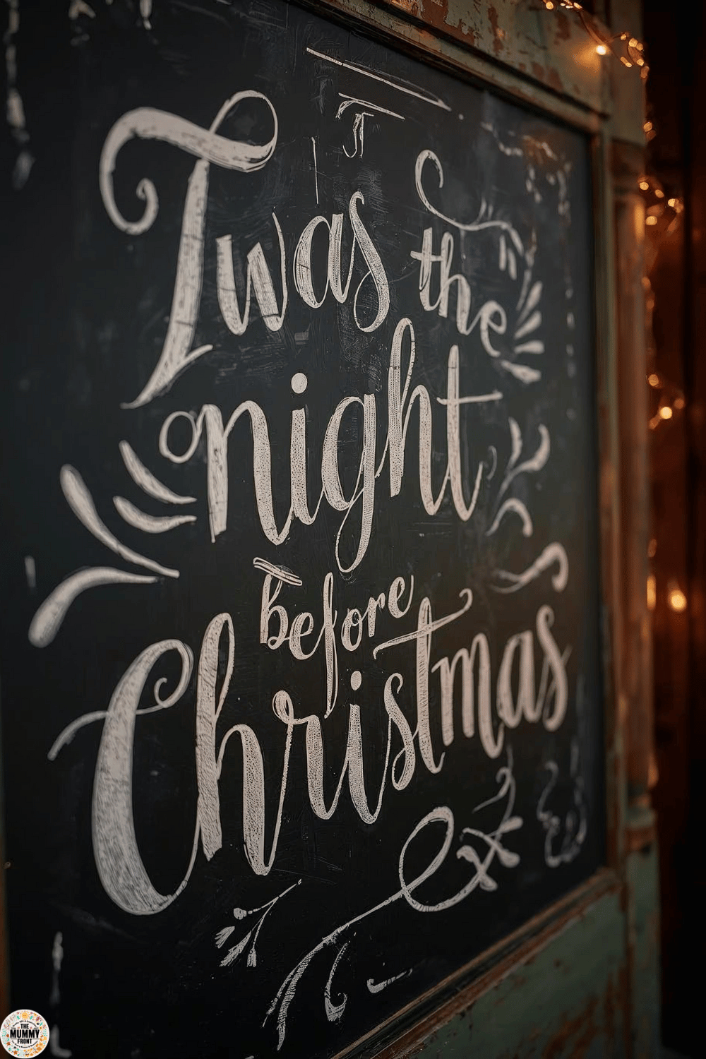 27 Festive December Chalkboard Ideas to Inspire You - The Mummy Front
