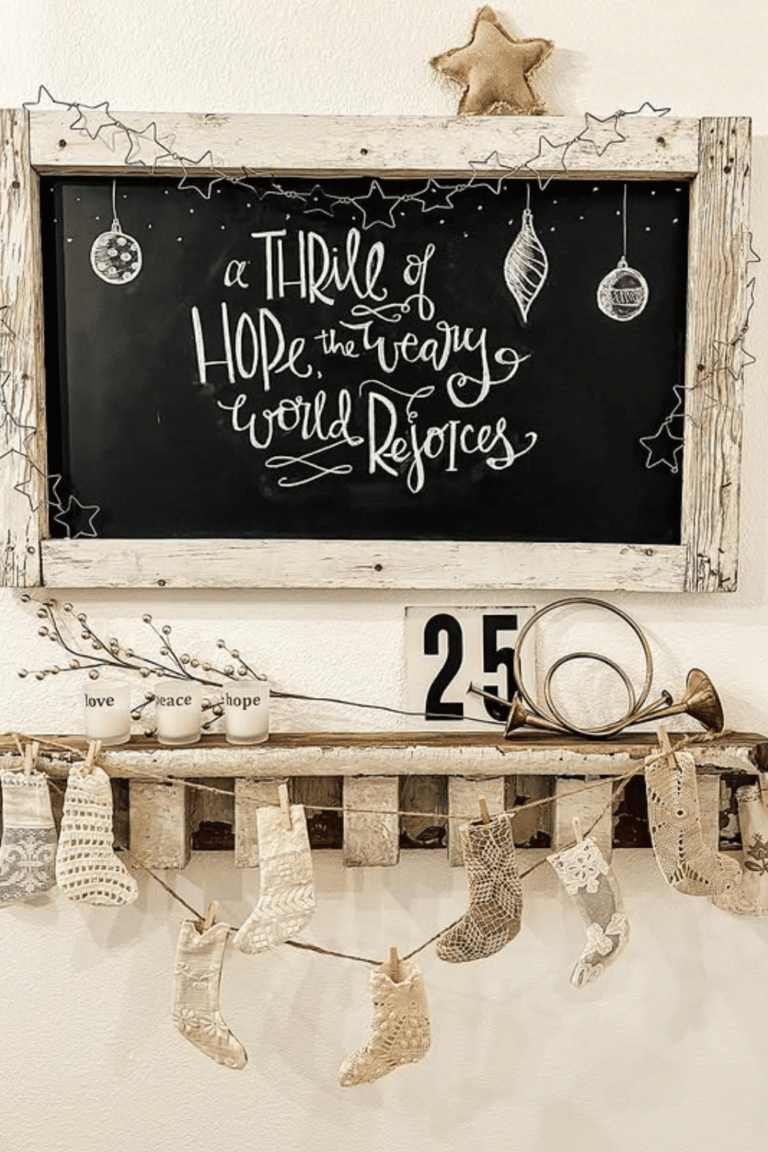 27 Festive December Chalkboard Ideas to Inspire You - The Mummy Front