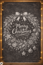 27 Festive December Chalkboard Ideas to Inspire You - The Mummy Front