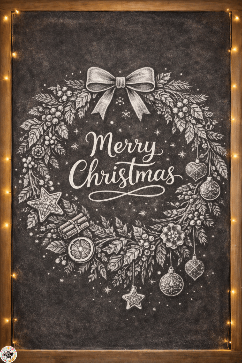 27 Festive December Chalkboard Ideas to Inspire You - The Mummy Front
