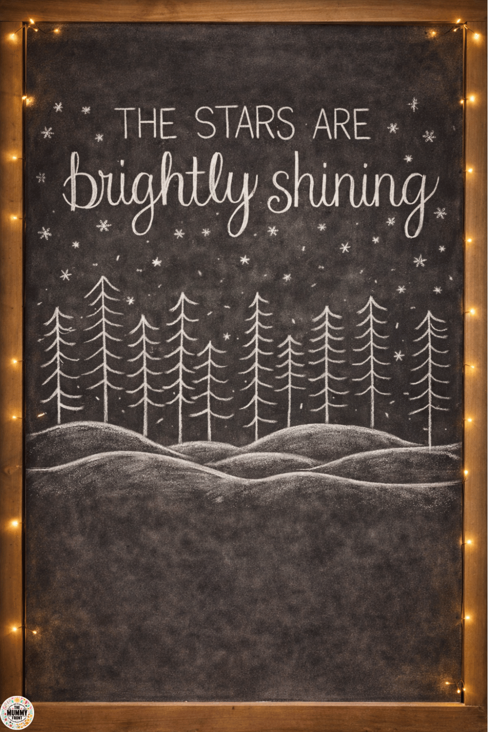 27 Festive December Chalkboard Ideas to Inspire You - The Mummy Front
