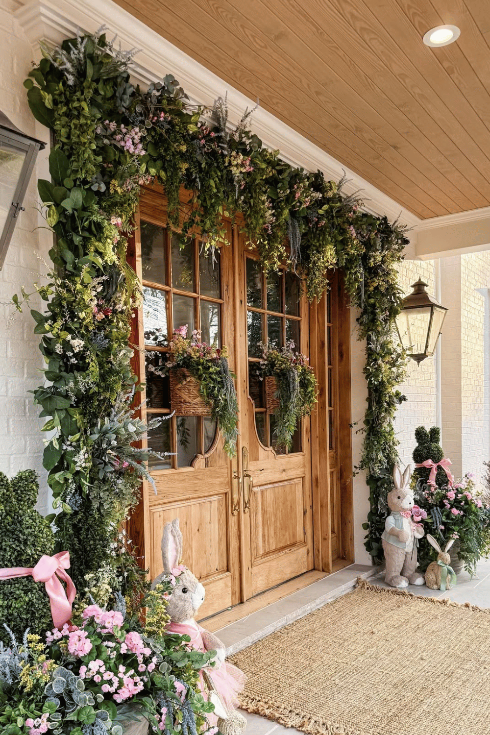 18 Easter Porch Decor Ideas to Welcome in Spring - The Mummy Front